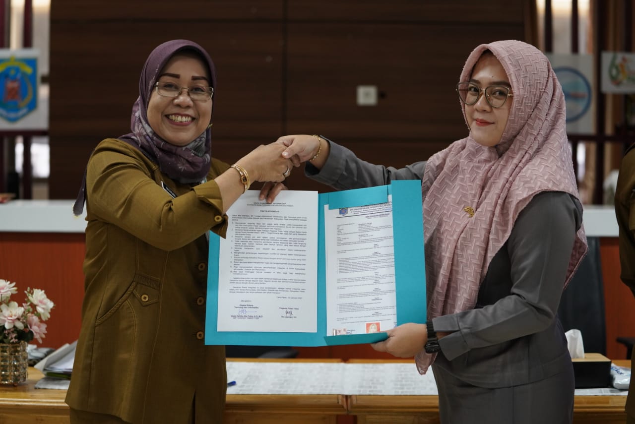 DKISP Paser Gelar Penandatanganan Perjanjian Kinerja, Pakta Integritas ...